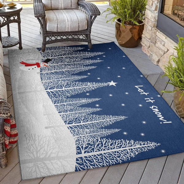 Wonderland WN12 Navy Rug - Rug & Home