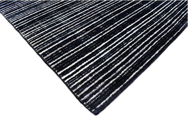 Eccentric Lines 110 Charcoal Rug- Rectangle 3'6" x 5'6" | Area Rugs ...