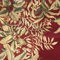 Emerald 9017 Ruby Tropical Border Area Rug - Rug & Home