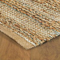 Natural 03337SPA Spa Blue Rug - Rug & Home