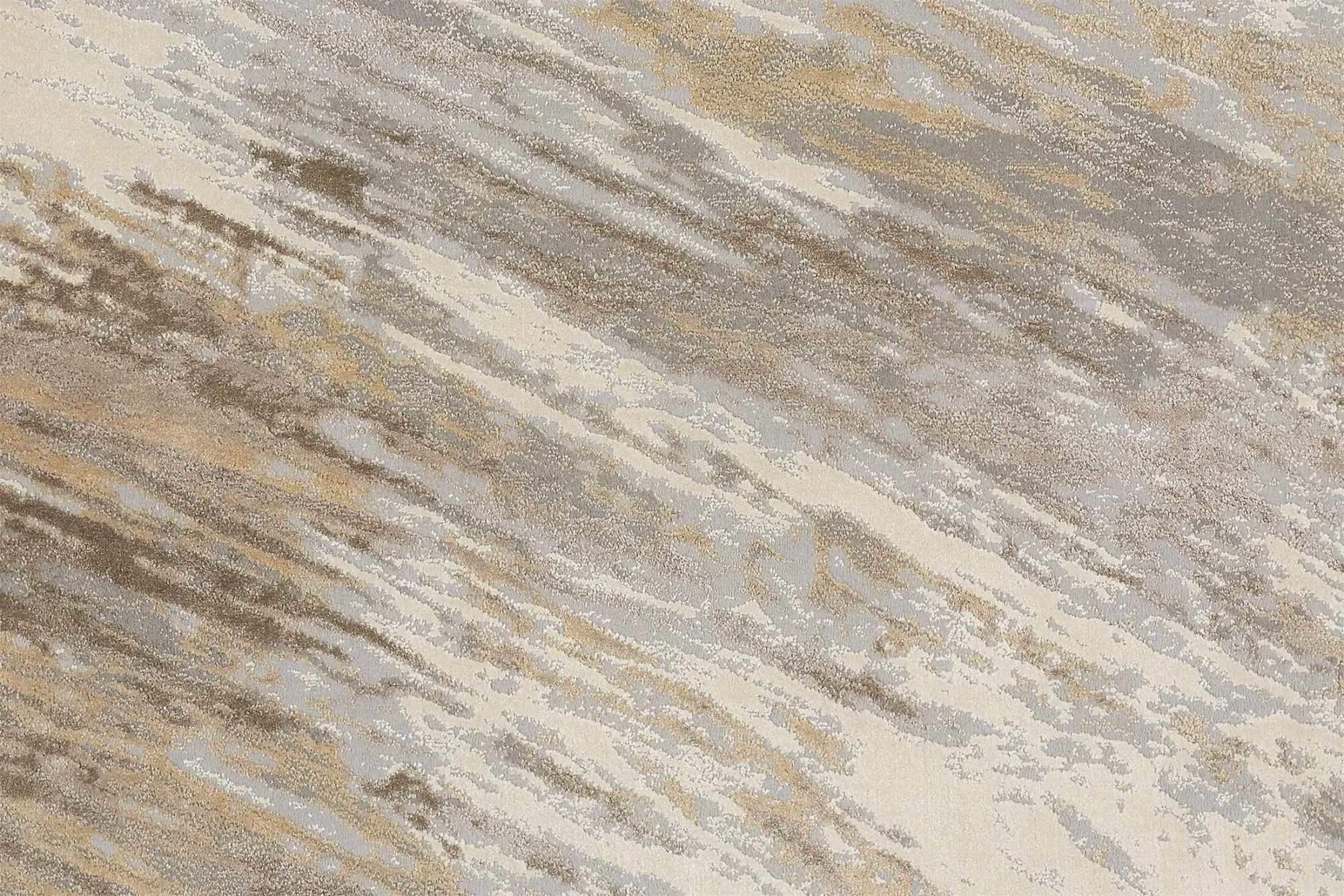 Parker 3704F Tan/Blue Rug - Rug & Home- Rectangle 3'9" x 5'7" | Area Rugs