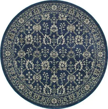 Richmond 8020K Navy / Grey Rug - Rug & Home- Navy / Grey / Rectangle 9 ...
