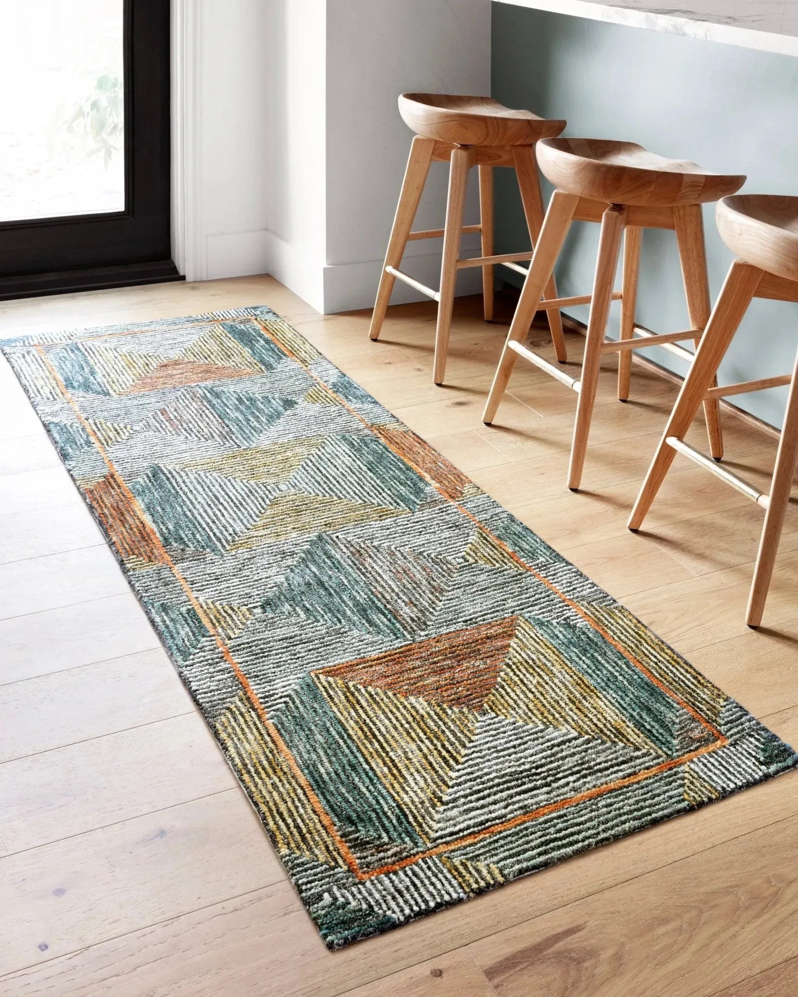 Spectrum Spe-01 Lagoon/Spice Rug - Rug & Home
