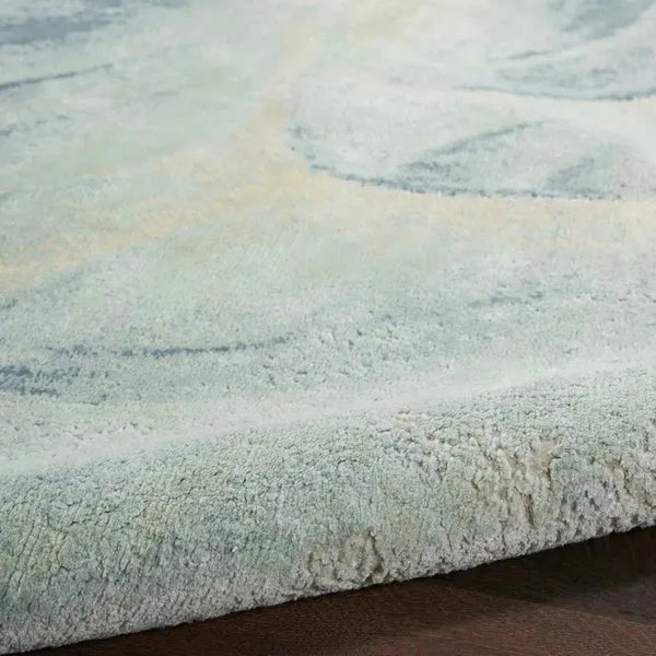 Wool & Silk CGS30 Beige/Seafoam Rug - Rug & Home